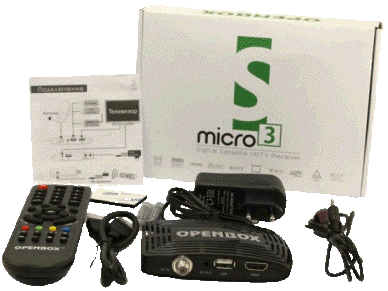 Спутниковый ресивер Openbox S3 Micro HD